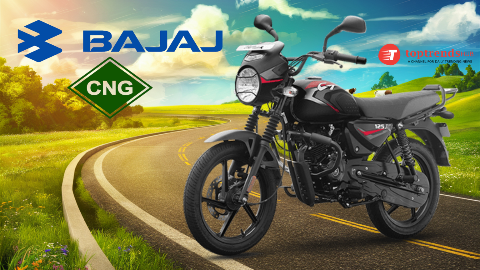 world's first CNG-powered motorcycle Freedom 125